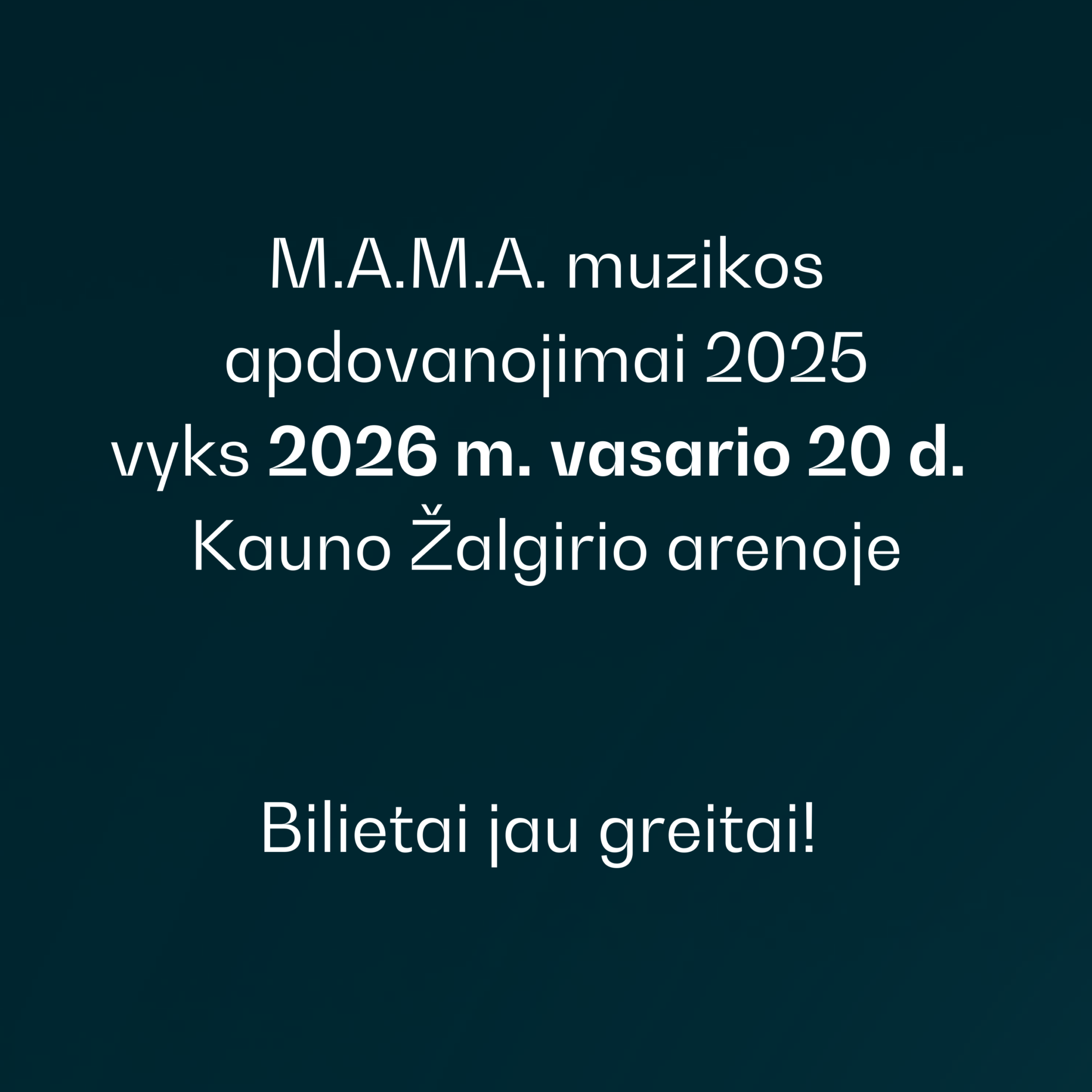 M.A.M.A - Muzikos Apdovanojimai